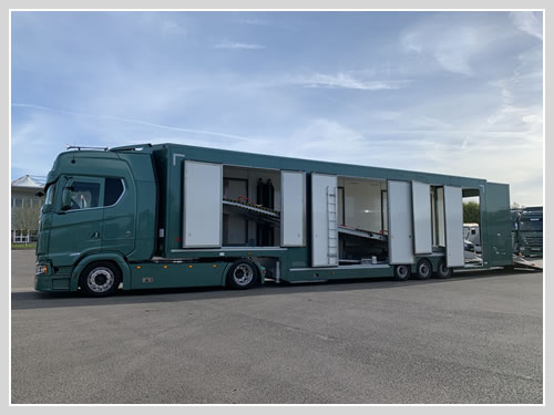 6 Car Enclosed Transporter